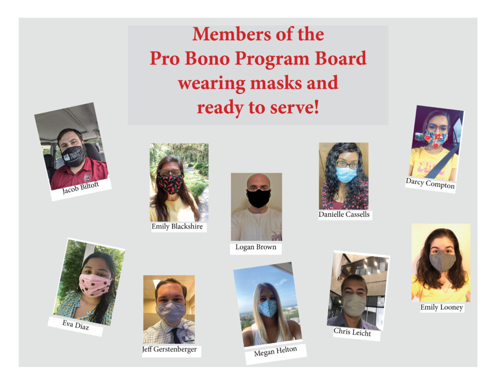Selfies… in masks! | Pro Bono Program